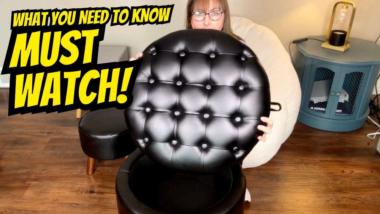 Small Space Win With This Ottoman Coffee Table Combo - Lorflin Ottoman Set Review