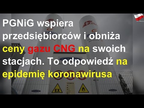 PGNiG wspiera przedsiębiorców i obniża ceny gazu CNG na swoich stacjach. To odpowiedź na epidemię k