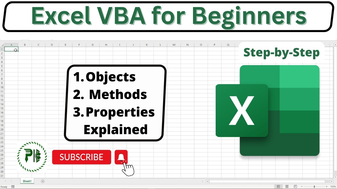 Excel VBA: Objects, Methods, and Properties - Basics #excelvba #excel