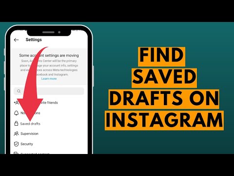 How to Find Saved Drafts in Instagram | Saved Drafts Folder Instagram