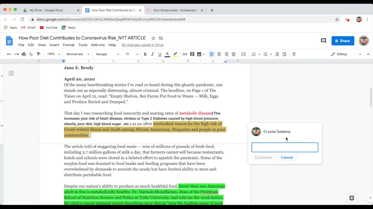 How to Make Annotation Comments Tutorial