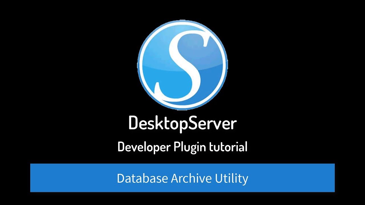 Database Archive Tutorial
