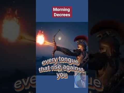 Morning decrees and declarations of blessings