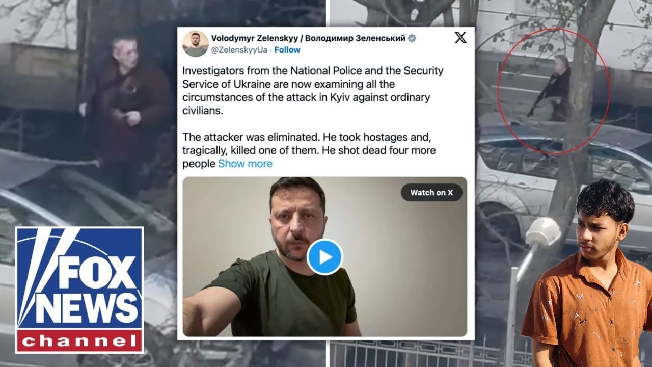 JUST IN: Gunman opens fire in Kyiv, killing 6 and injuring more