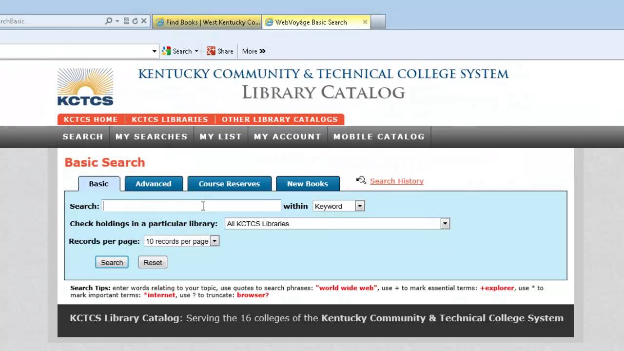 Library Catalog and Library of Congress Classification