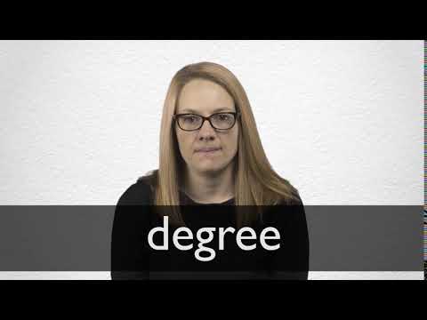 DEGREE 释义 | 柯林斯英语词典