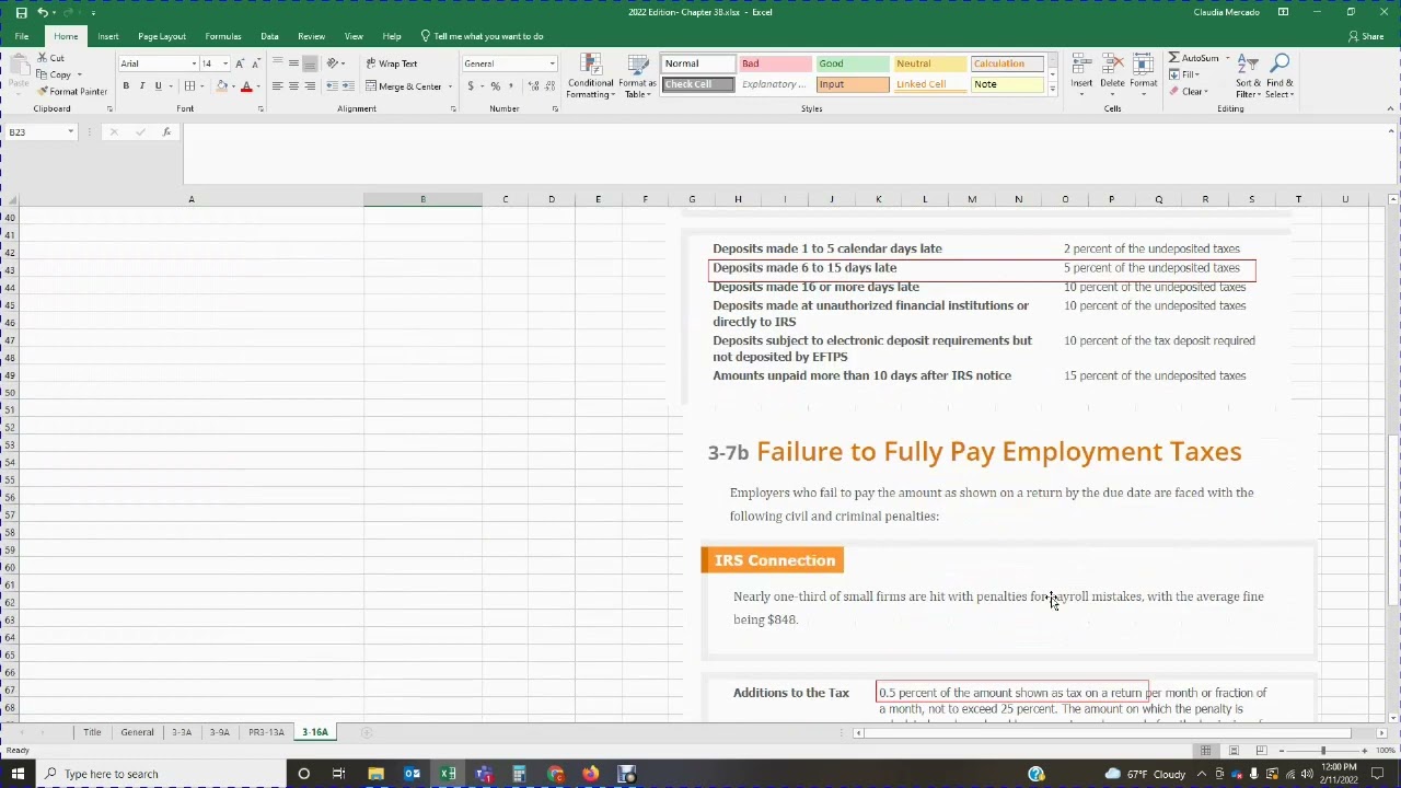 Payroll 2022- Problem 3-16A