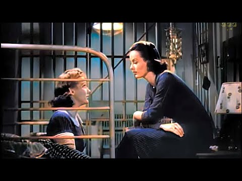 Fierce Femme Fatale | Lady Gangster (1942) Film-Noir | Colorized Full Movie