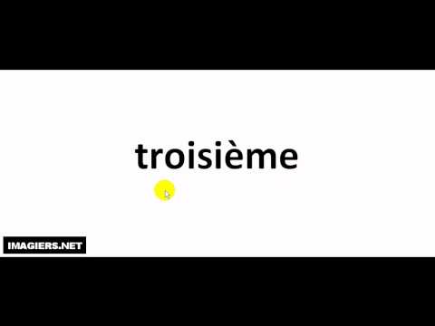 How to pronounce in French # troisième