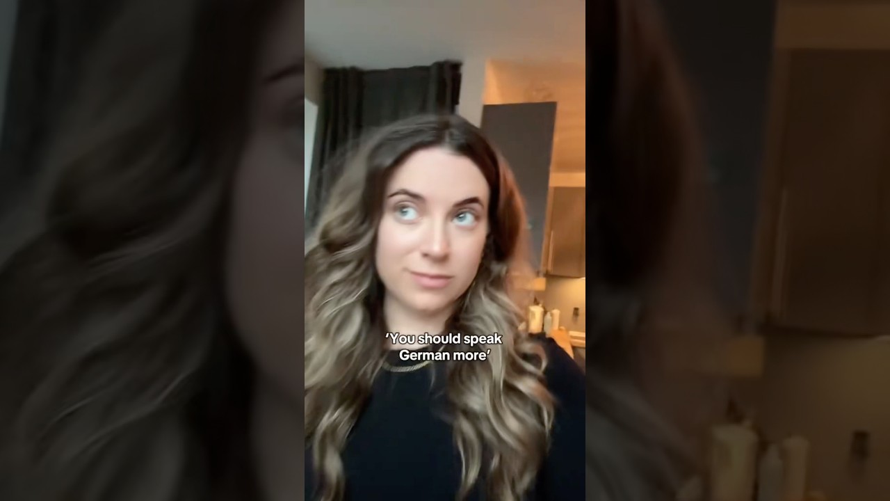 Stuck in the middle of English and German language Lala land.🙄 anyone else? #germanlanguage #german