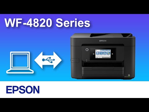 How to Connect a Printer and a Personal Computer Using USB Cable (Epson WF-4820 Series) NPD6578