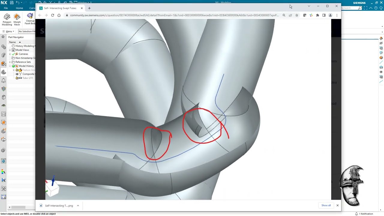 Eliminating Self Intersections Using Polygon Modeling