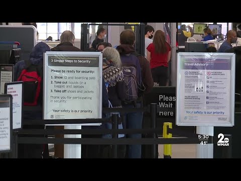 Preparing for holiday travel at BWI Airport