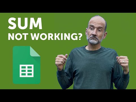 3 Reasons Not to Use the SUM Function | Google Sheets