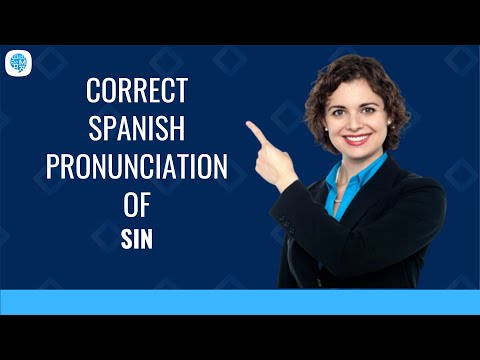 How to pronounce 'Prepositions' (sin) in Spanish? | Spanish Pronunciation