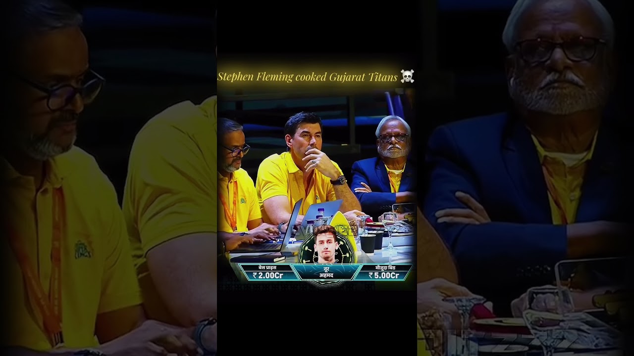 Stephen Fleming cooked gujrat titans at IPL auction 2025 #ipl2025megaauction #tataipl
