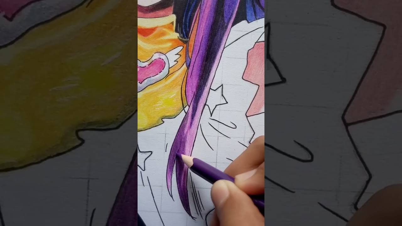 drawing Ai Hoshino (oshi no ko) #shorts