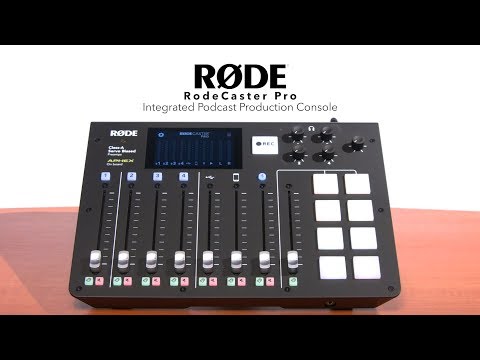 Rode RodeCaster Pro Integrated Podcast Production Console | Gear4music
