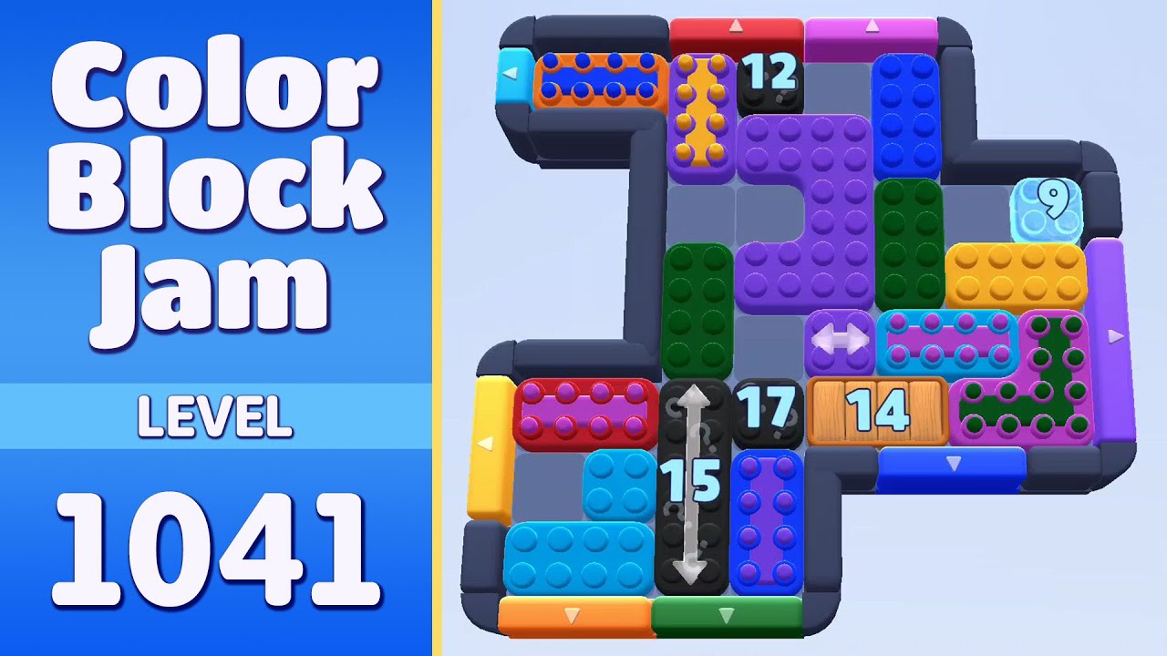 Color Block Jam Level 1040 Walkthrough (1041 & 1042) | Complete Solution & Tips! 🚧
