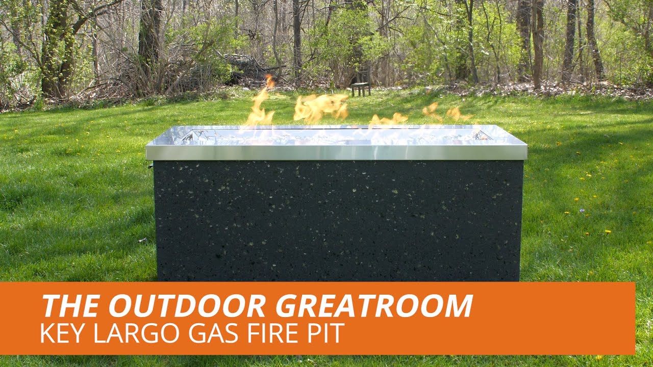 Key Largo Linear Gas Fire Pit