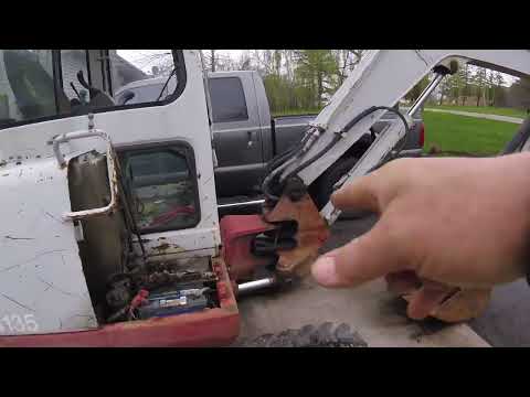 Bought a broken Takeuchi TB135. Here's the repair