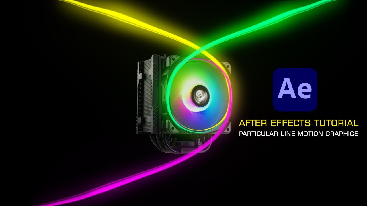 After Effects Tutorial | Streak Line Motion | Particular