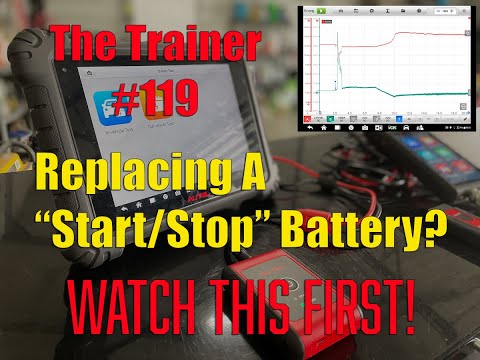 The Trainer #119: Replacing A “Start/Stop” Battery? WATCH THIS FIRST!