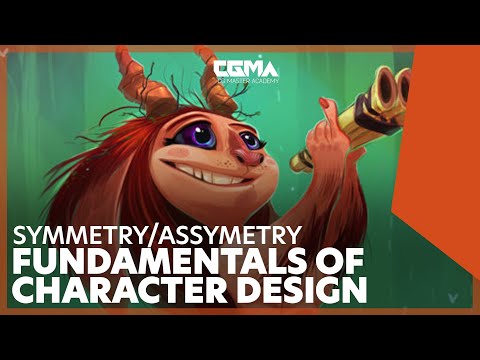 CGMA | Fundamentals Of Character Design - Symmetry/Assymetry