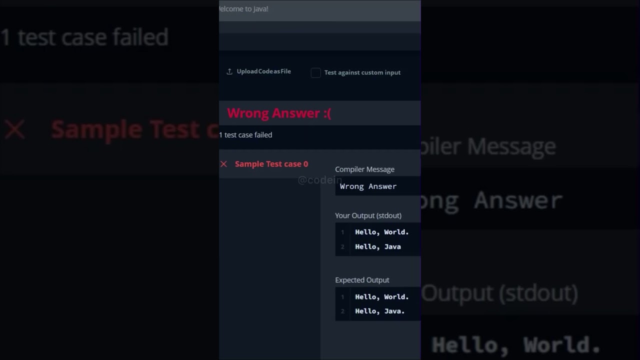 #hackerrank #java Welcome to Java! #solution