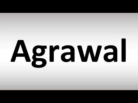 How to Pronounce Agrawal