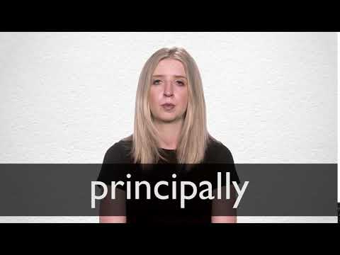 PRINCIPALLY - Aprende el significado, sinónimos y traducciones ...