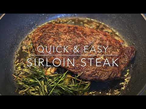 PAN-SEARED SIRLOIN STEAK