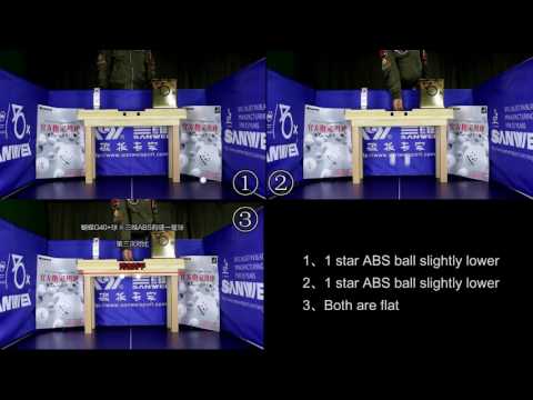 Table Tennis Balls Bounce Test