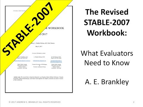 STABLE-2007 | Andrew E. Brankley
