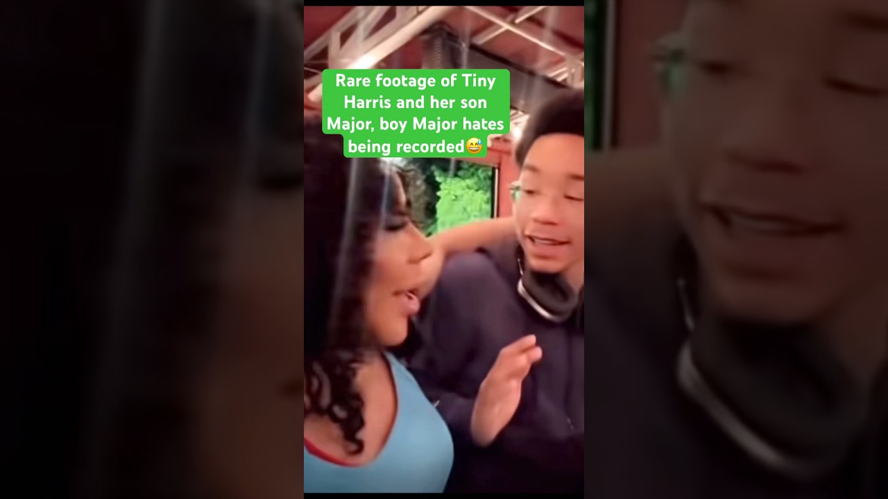 Tiny and her son Major #tinyharris #shorts #ti