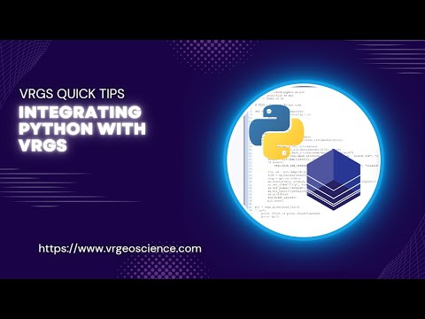 Analysis and visualisation using Python and VRGS