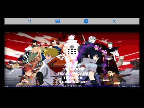 Naruto lite mugen on android (exagear)