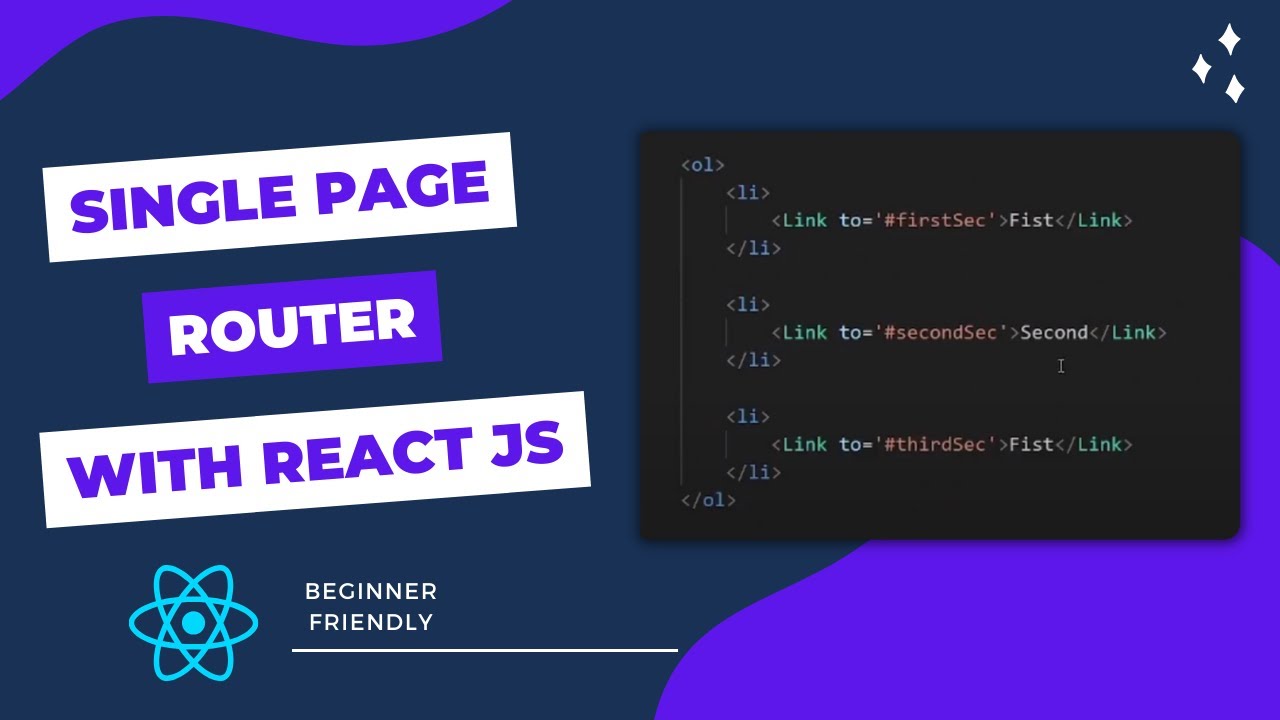 React Router For Single Page Application