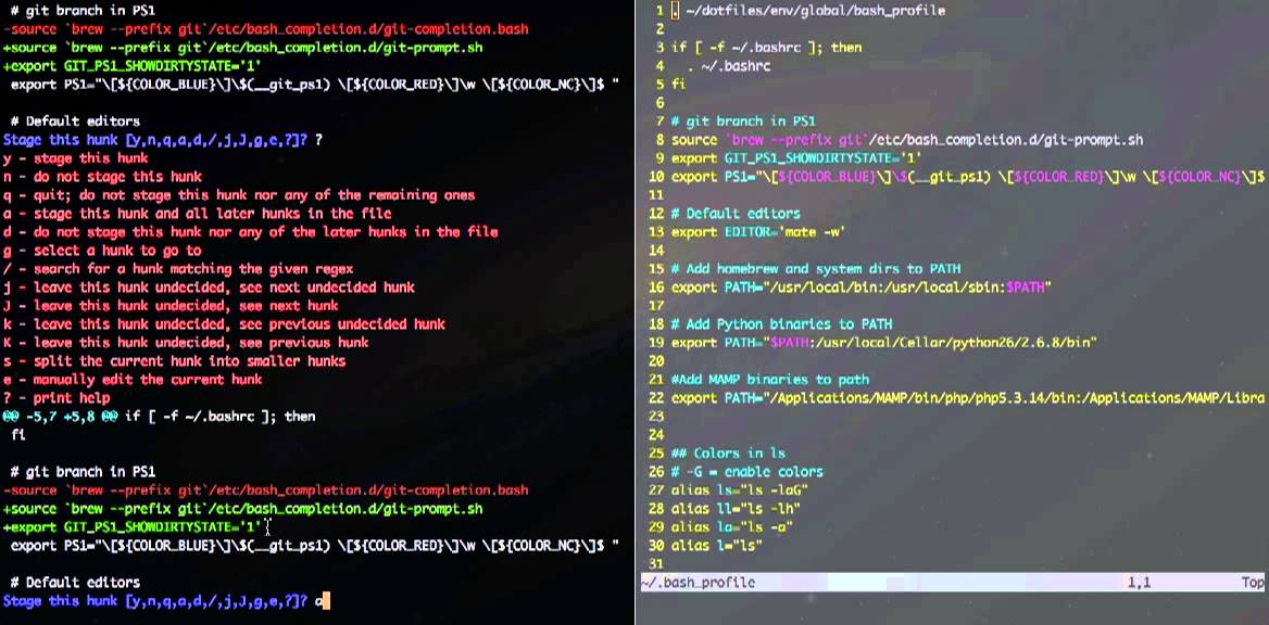 Intro to git add -p (patch mode) tutorial