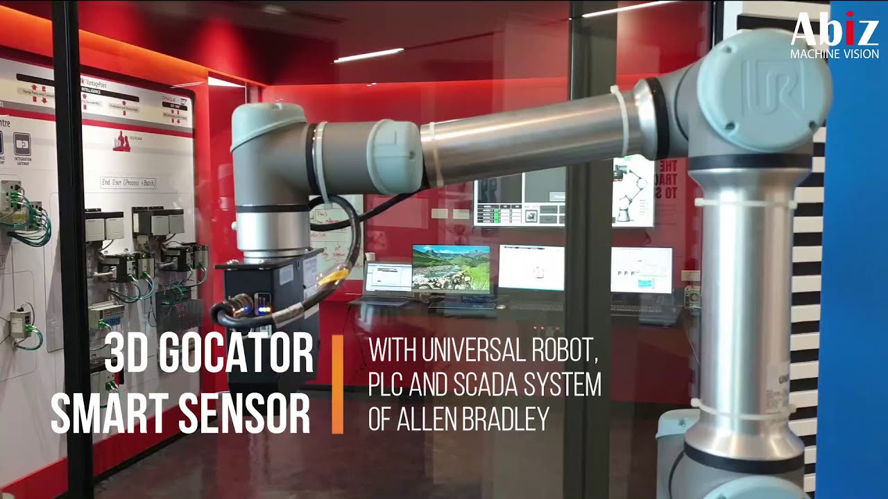 Cooperation between Rockwell Automation, UR Robot, LMI Gocator 3D Smart Sensor by Abiz  Technology