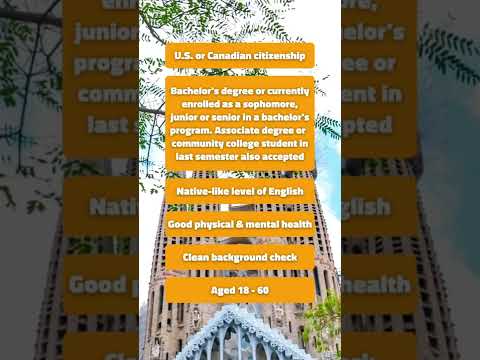 Teach English in Spain - NALCAP Program Requirements