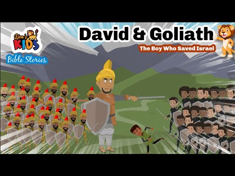 David and Goliath - Bible Stories for Kids - Lions Kids - Animated Cartoons Story