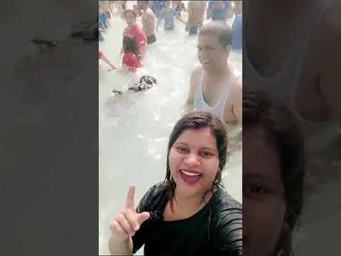 Enjoying the pool party