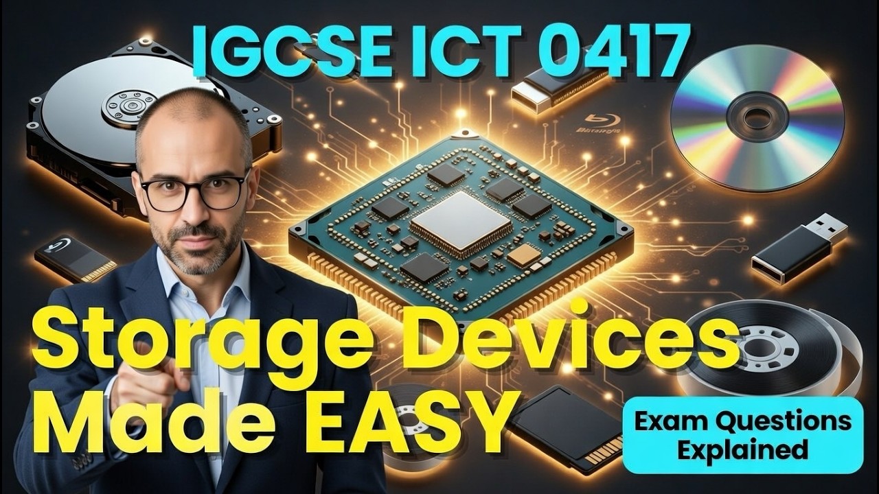 IGCSE ICT: Chapter 3: Storage Devices and Media for 0417