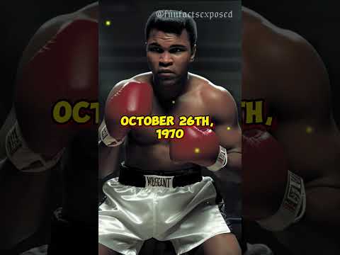 Why Was Muhammad Ali Absent From The Ring For 3 Years? Today in History October 26, 1970