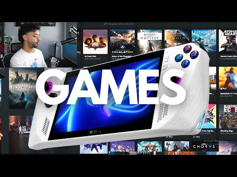 The ROG ALLY will have so many games!