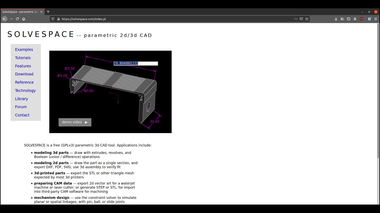Solve Space Tutorial 1