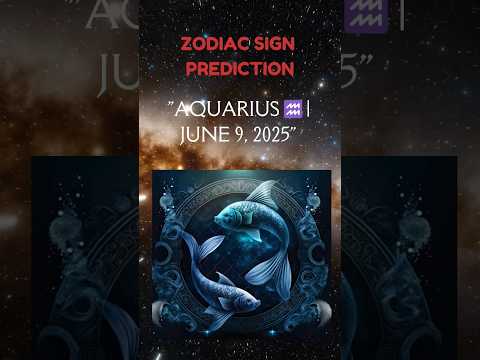 Aquarius Daily Horoscope for June 09, 2025 🔮 | Love, Career & More!