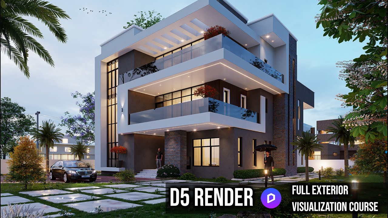 D5 Render Full Exterior Course 2.0/ Beginner's Guide