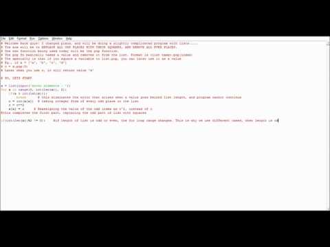 PYTHON - POP FUNCTION